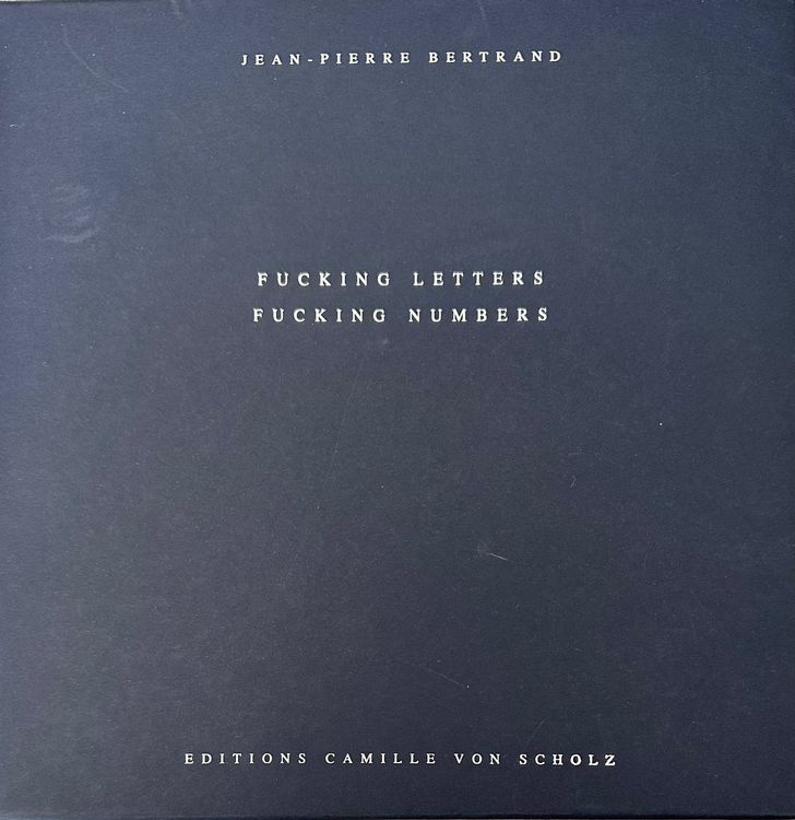 Jean-Pierre Bertrand (1937-2016)Künstlerbuch mit Orig.Zeichn (Gebraucht ...