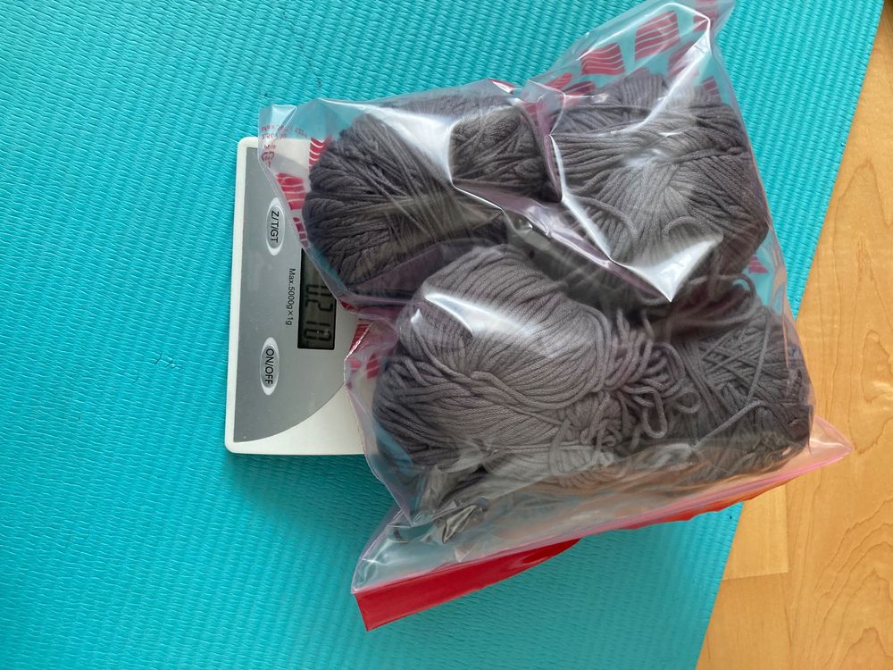 Lang Yarns Moina, edles Garn, Farbe steingrau (Neu (gemäss Beschreibung ...
