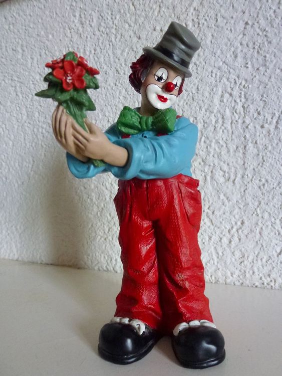 Gilde Clown Mit Blumenstrau