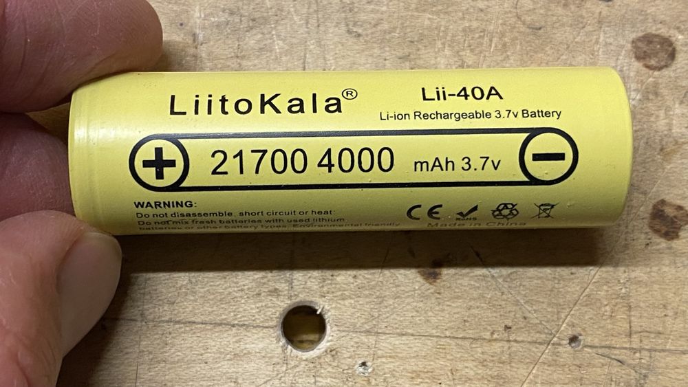 Li-Io Zellen Liitokala Lii-40 21700 im Sechserpack (Neu (gemäss ...