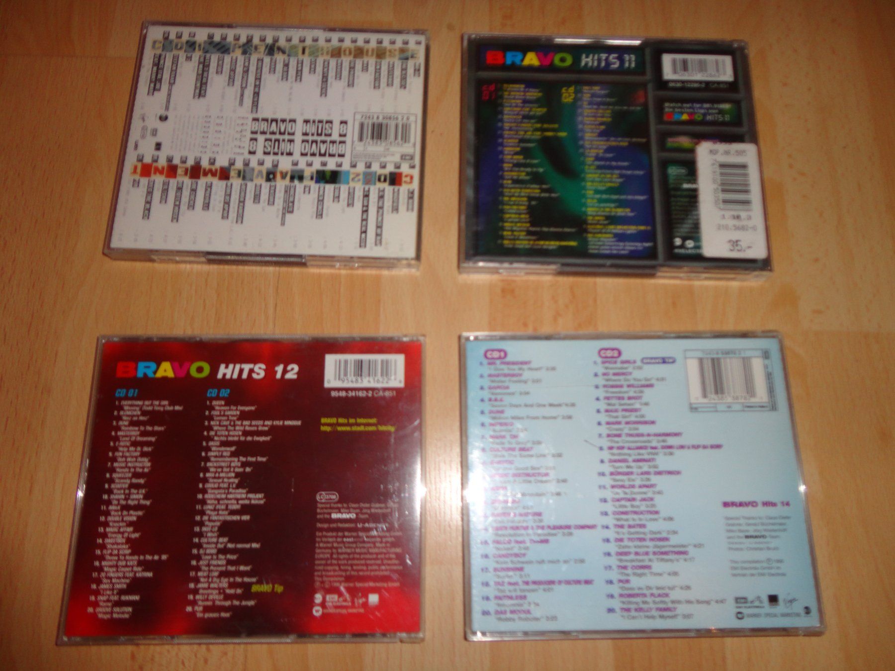 Bravo Hits CD Sammlung (8, 11, 12, 14) (Gebraucht) in Villmergen für ...
