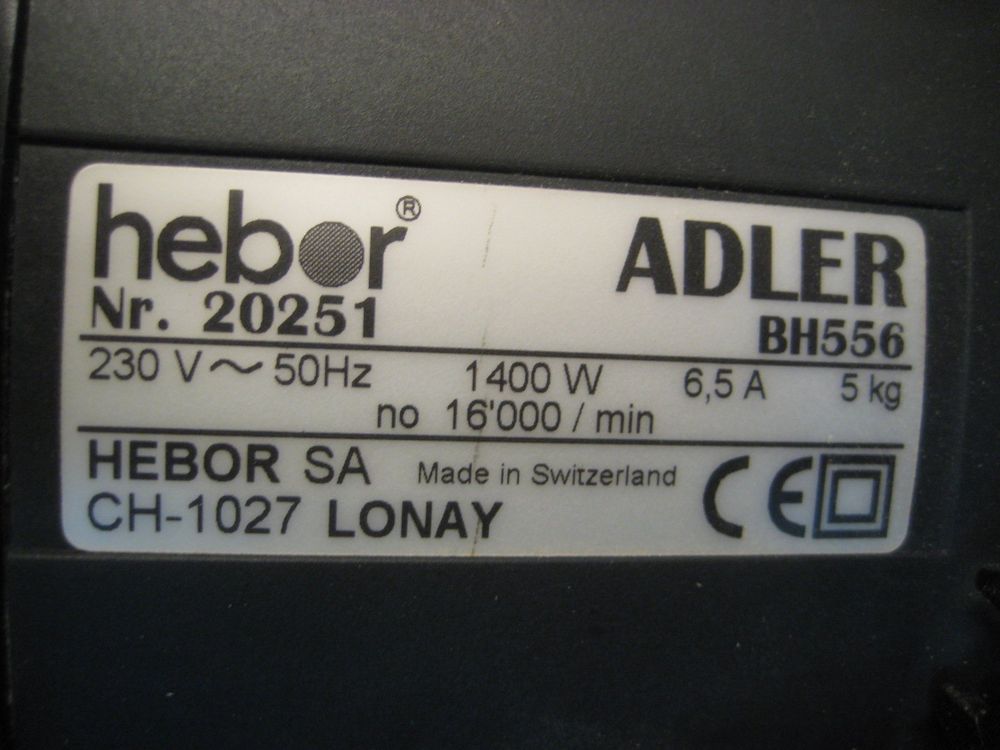 Adler BH-556 Bündighobler Hebor Bündig Hobelmaschine (Gebraucht) in ...