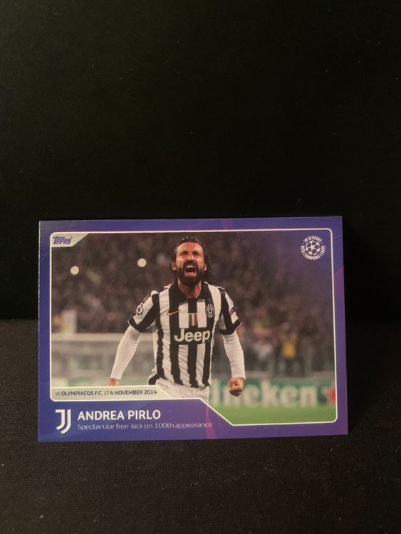 Topps 30 Seasons Champions League Andrea Pirlo Juventus (Neu (gemäss ...