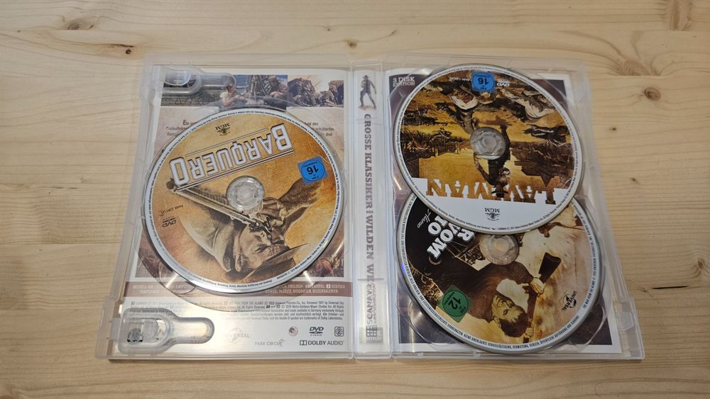 Grosse Klassiker des Wilden Westens, 3-DVD Box, Top Zustand (Gebraucht ...