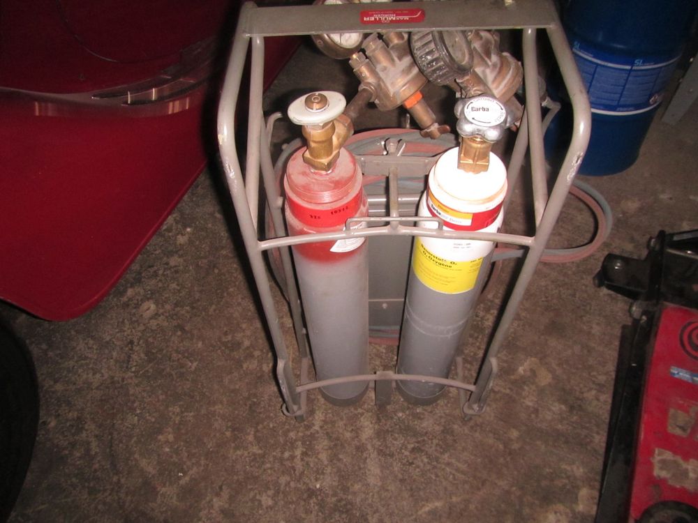 Autogen Schweiß Anlage tragbar inkl. Flaschen (Gebraucht) in Zollbrück ...