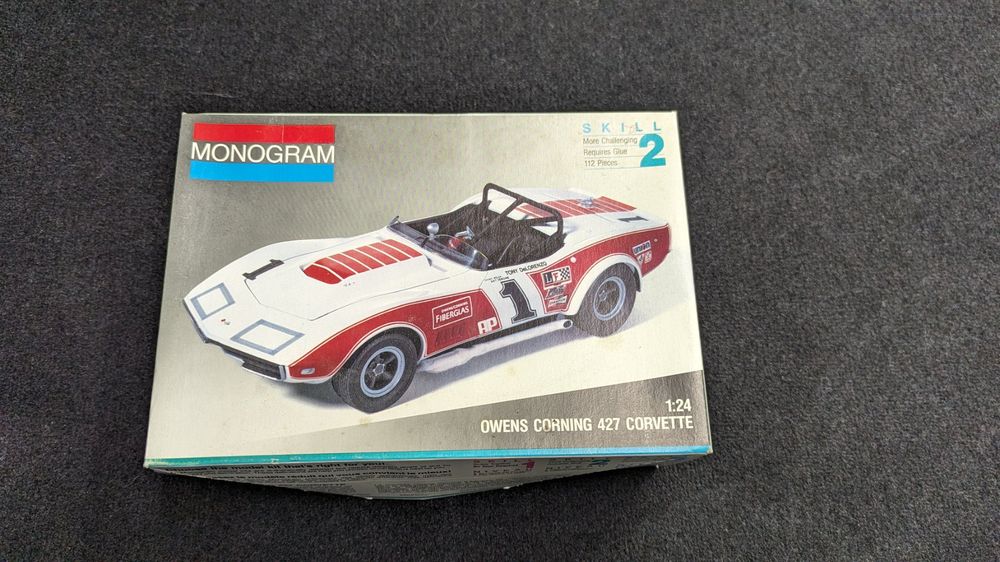 MONOGRAM CHEVROLET CORVETTE 427 OWENS CORNING MODELLBAUSATZ (Neu ...