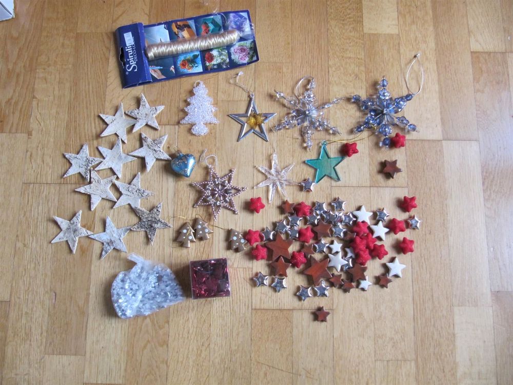 Weihnachtsanhänger Sterne Streudeko | Kaufen auf Ricardo