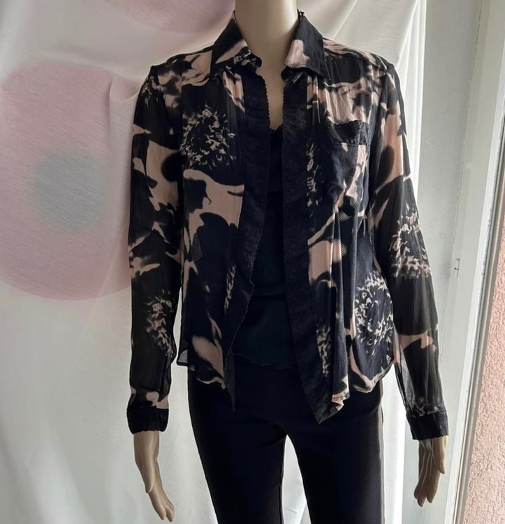 Schöne Bluse | Karl Lagerfeld for H&M | Gr. 36 | 100% Seide (Gebraucht ...