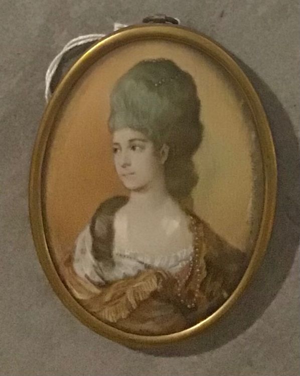 Antike Miniature Gemälde von eine Dame Unleserlich Signiert (Gebraucht) in Root für CHF 60 – mit ...