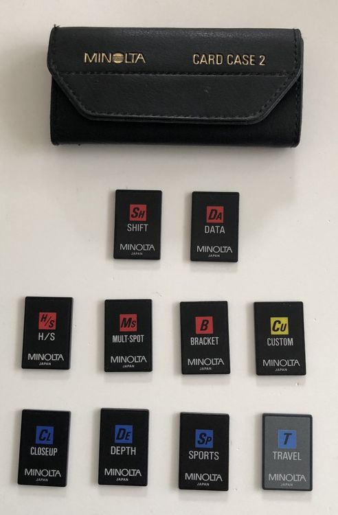Minolta Chipkarten Case mit 10 Karten (Gebraucht) in Binningen für CHF ...