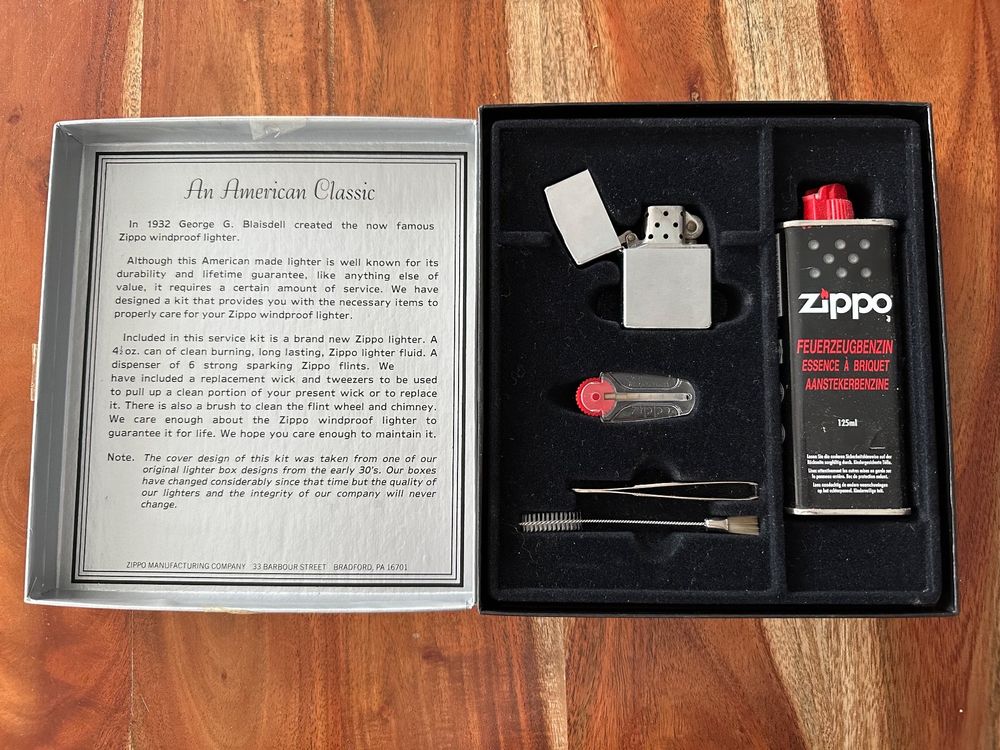 Zippo Service Kit/Original /ca.30 Jahre/ (Gebraucht) in für CHF 120 ...
