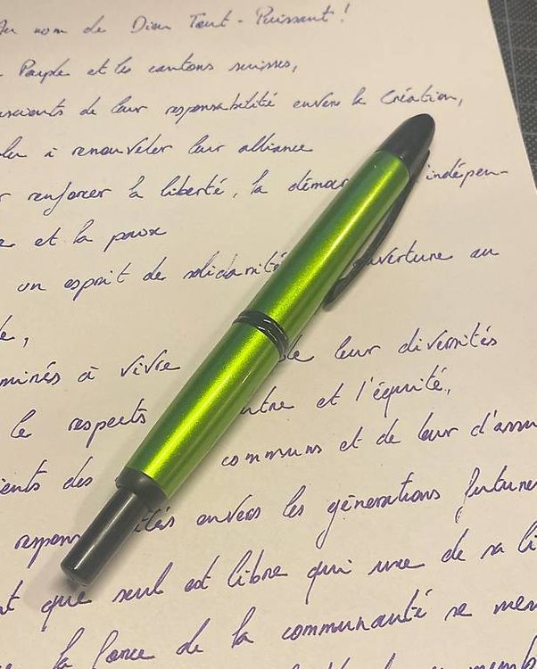 Stylo plume rétractable Pilot - plume or 18K (D'occasion) à Lausanne ...