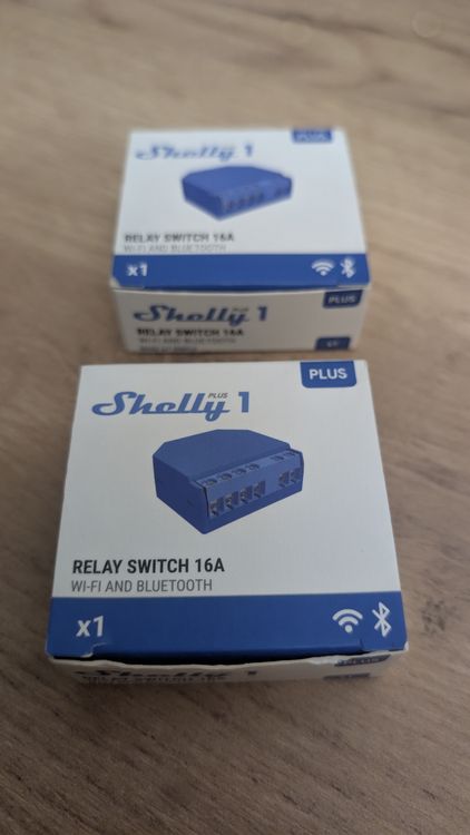 Shelly Plus 1 Switch Relay 16A Wi-Fi Bluetooth IOT 110 - 240 (Neu und ...