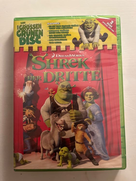 SHREK der Dritte (2007) DVD 📀 NEU OVP (Neu und originalverpackt) in ...