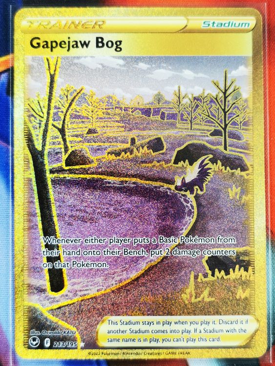 Pokemon Gapejaw Bog 213/195 Silver Tempest EN (Neu (gemäss Beschreibung ...