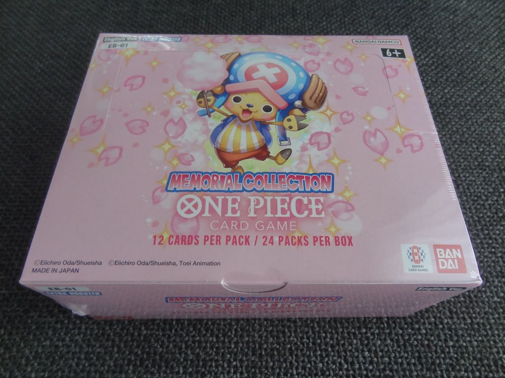 One Piece Memorial Collection EB01 Extra Booster Display Box (Neu und ...
