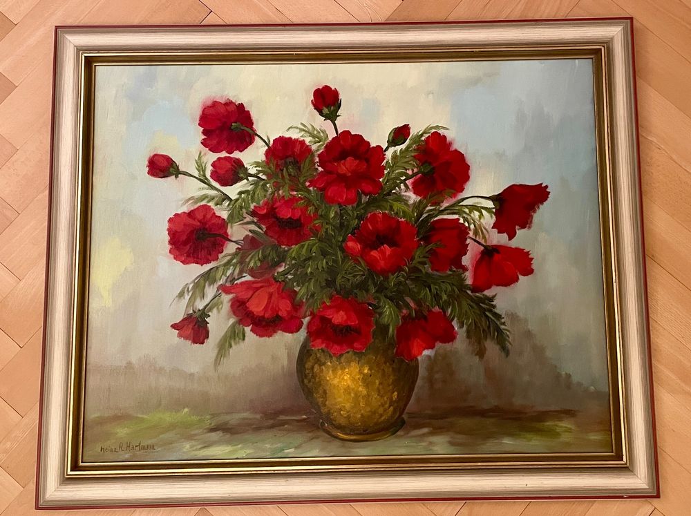 Heinz R Hartmann, Mohnblumenstrauss (Gebraucht) in Schlieren für CHF 290 – mit Lieferung auf ...