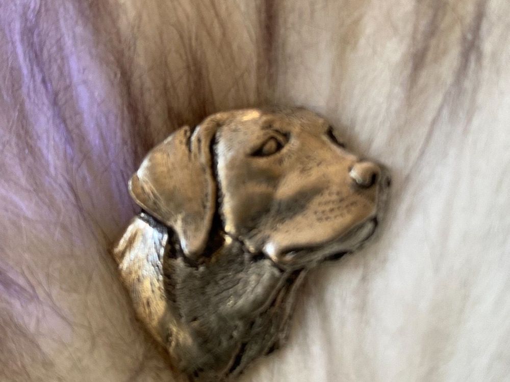Labrador Retriever Pin Metall silberfarb | Kaufen auf Ricardo