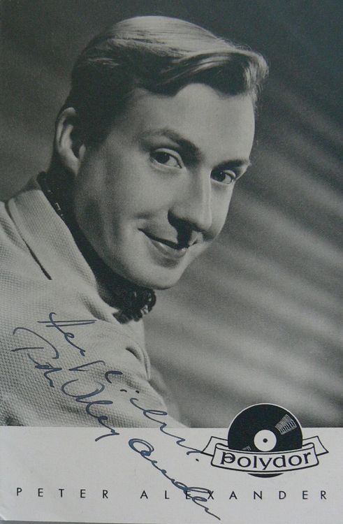 Peter Alexander (1926-2011) Sänger - Autogramm (Gebraucht) in für CHF 9 ...
