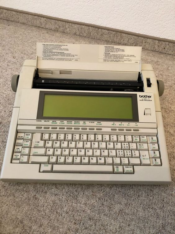 Schreibmaschine brother | Kaufen auf Ricardo