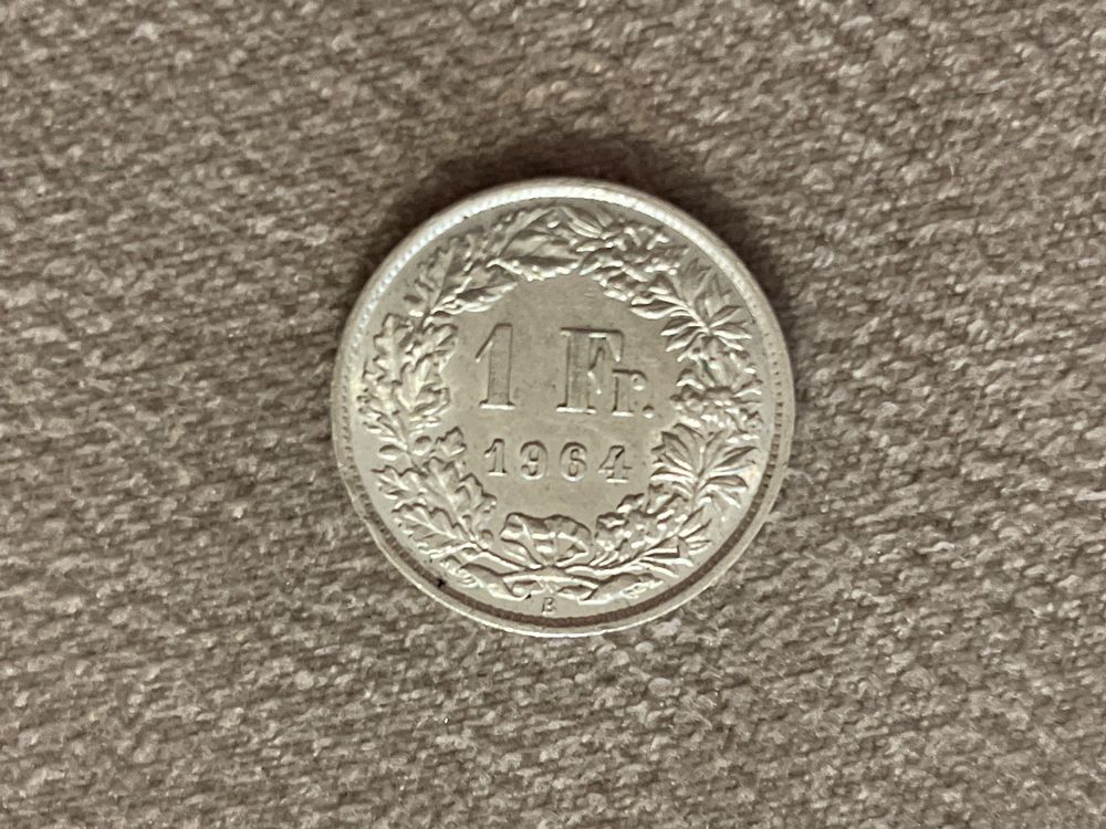 1 Franken 1964 Silbermünze | Kaufen auf Ricardo