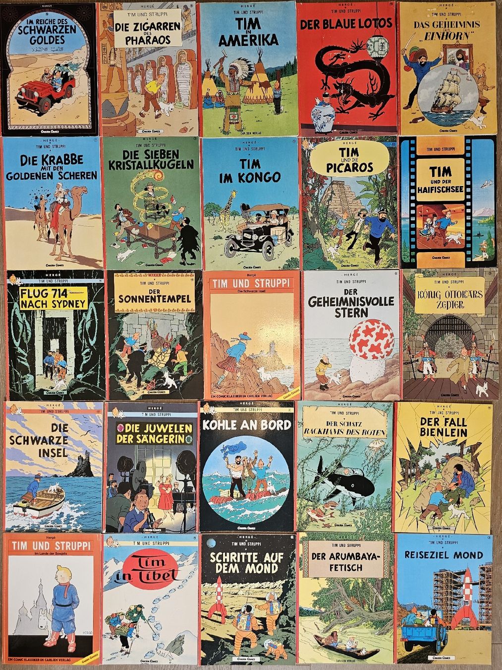 Tim und Struppi Sammlung - 25 Comics (Gebraucht) in Nussbaumen AG für ...