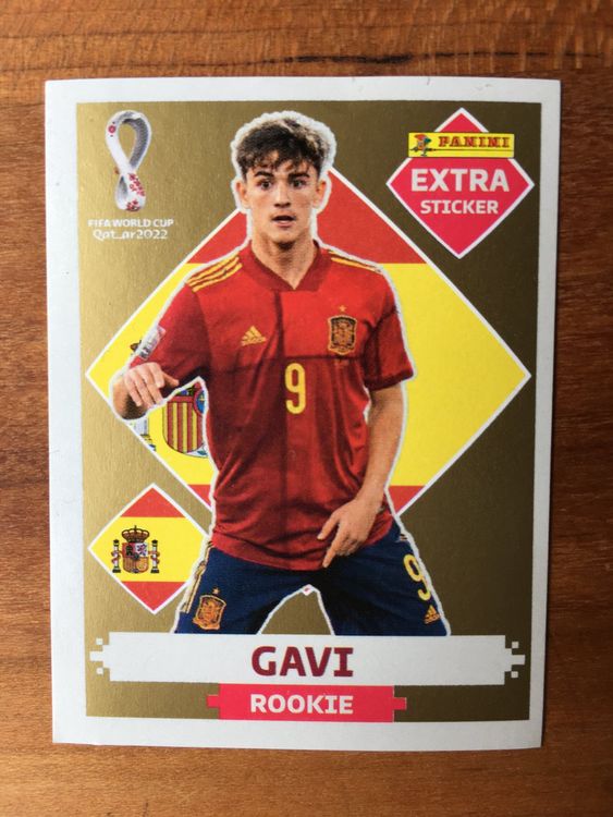Panini Extra Sticker Gold Gavi (Neu (gemäss Beschreibung)) in Luzern ...