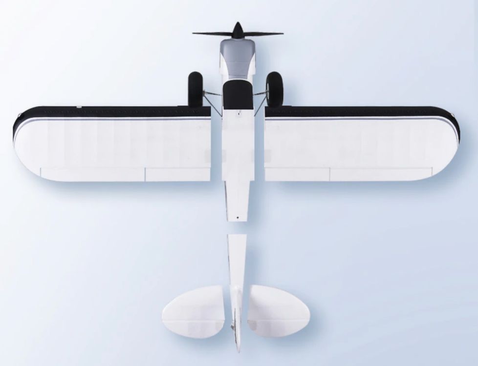 FMS Piper PA-18 Super Cub, Spw. 1300mm, Flaps, RTF-6 Kanal (Neu und ...