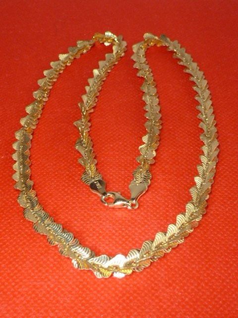 Schöne vintage elegante Collier, Silber 925, vergoldet; (Gebraucht) in Deal , Kent für CHF 28 ...
