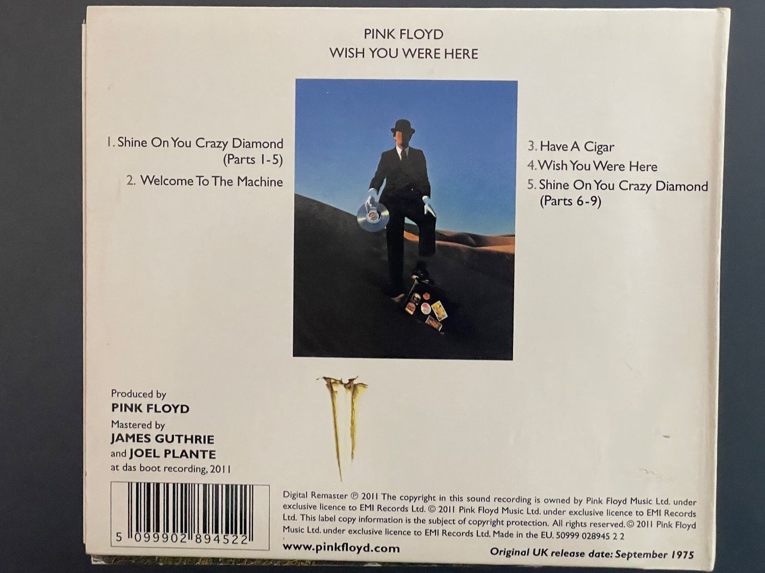Pink Floyd – Wish You Were Here CD - Rock - top (Gebraucht) in Muri b ...
