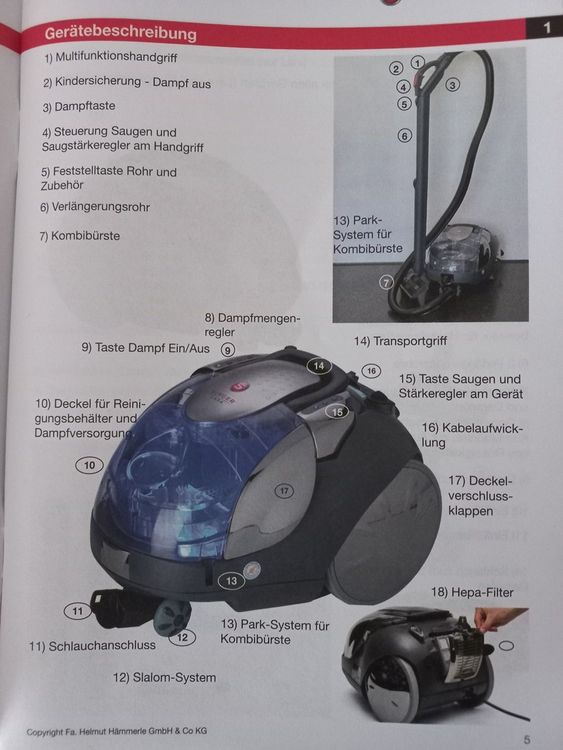 Singer Dampfsauger LARA | Kaufen auf Ricardo