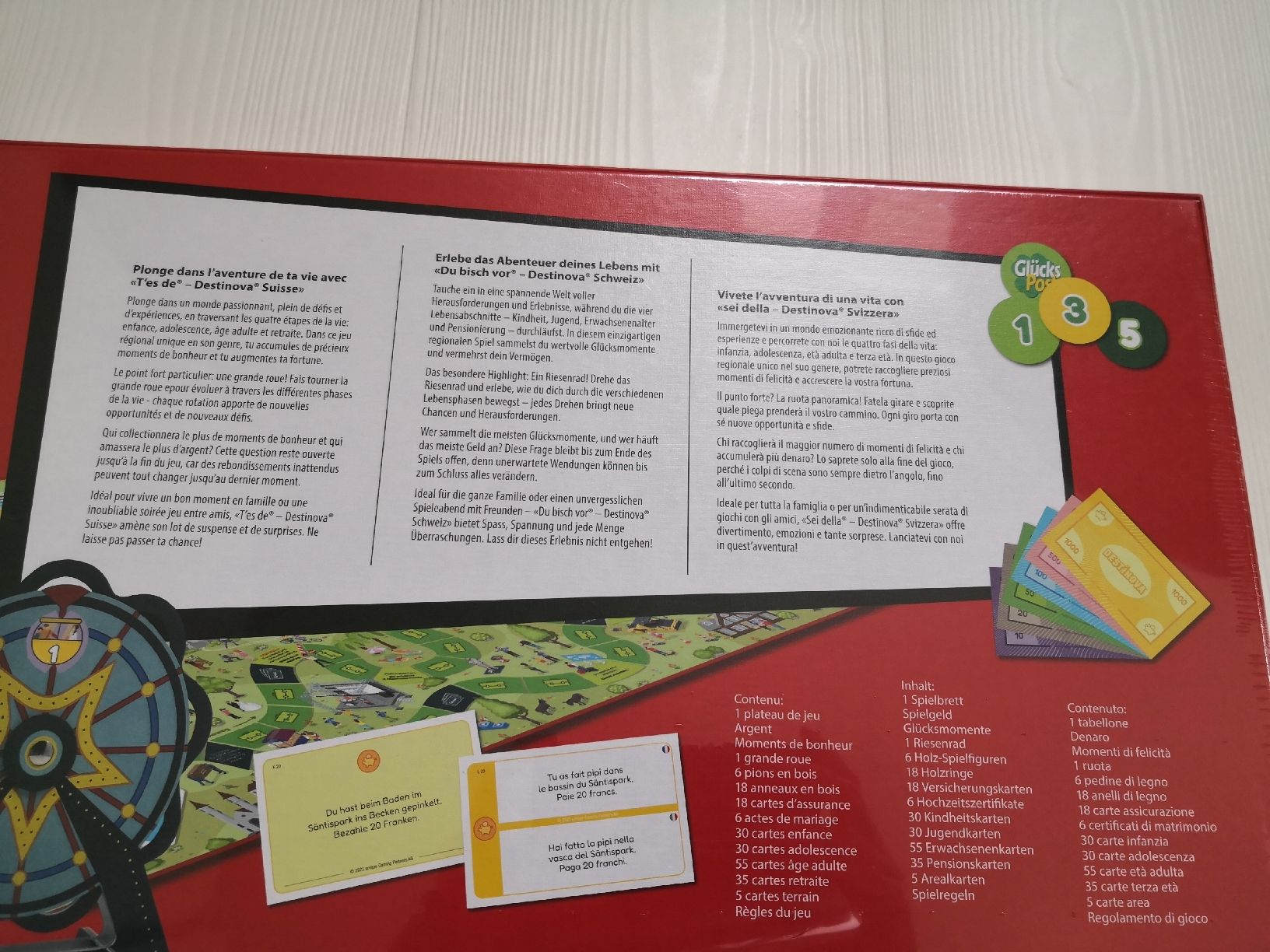 DESTINOVA DU BISCH VOR SCHWIIZ SPIEL, NEU & ORIGINALVERPACKT (Neu und ...