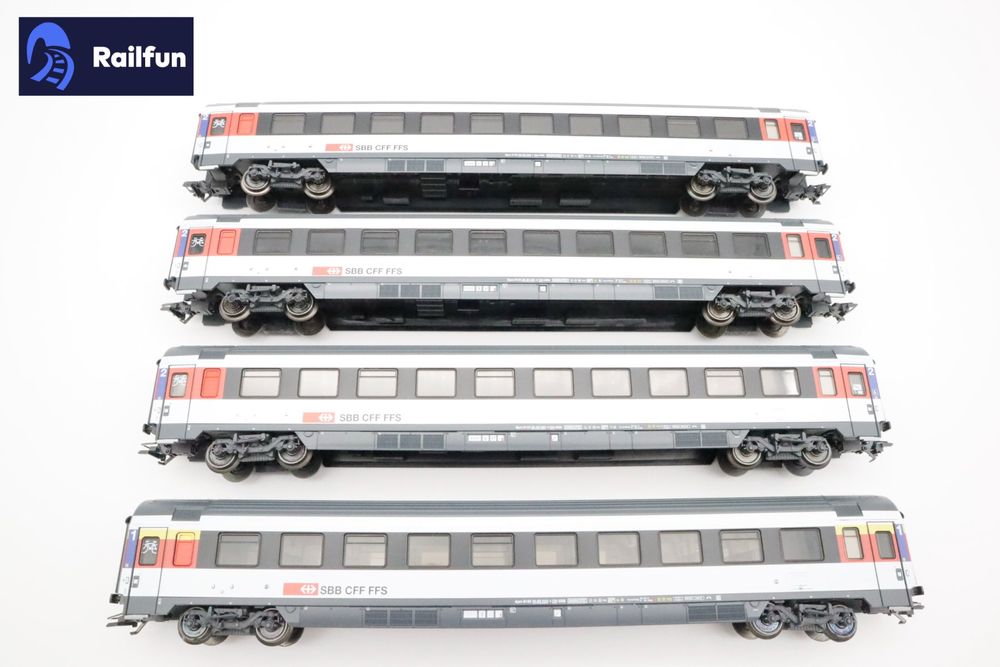 Märklin 4 x SBB InterCity-Schnellzugwagen H0 AC (Gebraucht) in Basel für CHF 120 – mit Lieferung ...