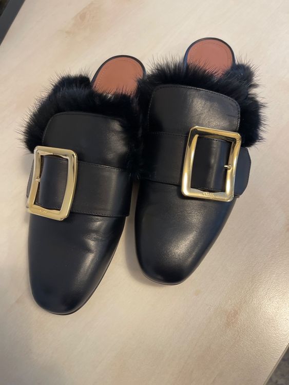 BALLY Mules 39.5 mit Pelzbesatz (Gebraucht) in Meggen für CHF 85 – mit ...