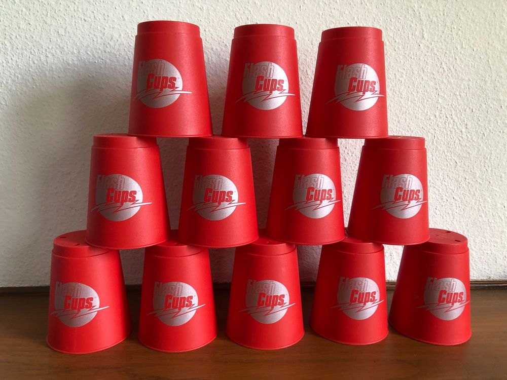 Flash Cups rot, mit Koffer und Spielanleitung (Gebraucht) in Zürich für ...