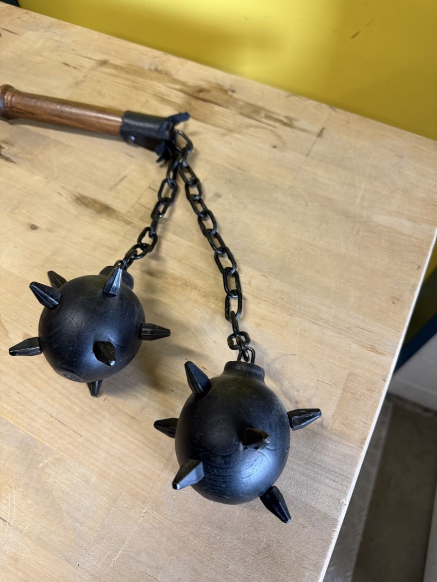 Antike Krieger Morgenstern Keule Deko Mittelalter Waffe! (Gebraucht) in ...
