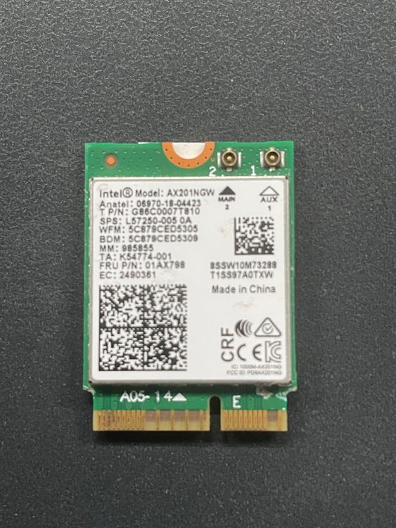 Intel AX201NGW Bluetooth & Wireless card (Gebraucht) in Hinwil für CHF ...
