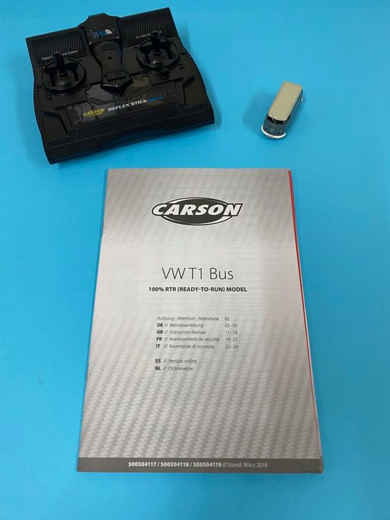 CARSON VW T1 Bus Kastenwagen ; H0 mit Fernsteuerung | Kaufen auf Ricardo