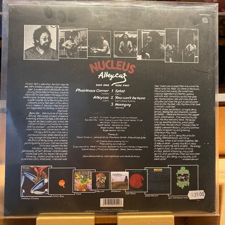 Nucleus – Alleycat..LP (D'occasion) à Gals pour CHF 35 – avec livraison ...