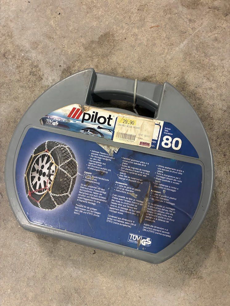 haînes à neige / Schneeketten Pilot Size 80 (Neu und originalverpackt ...