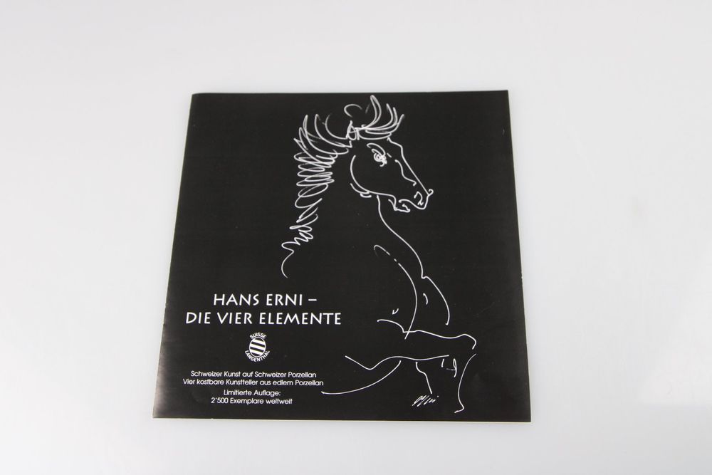 4er Set Teller "Hans Erni -Vier Elemente" Limitierte Auflage (Gebraucht) in Volketswil für CHF ...