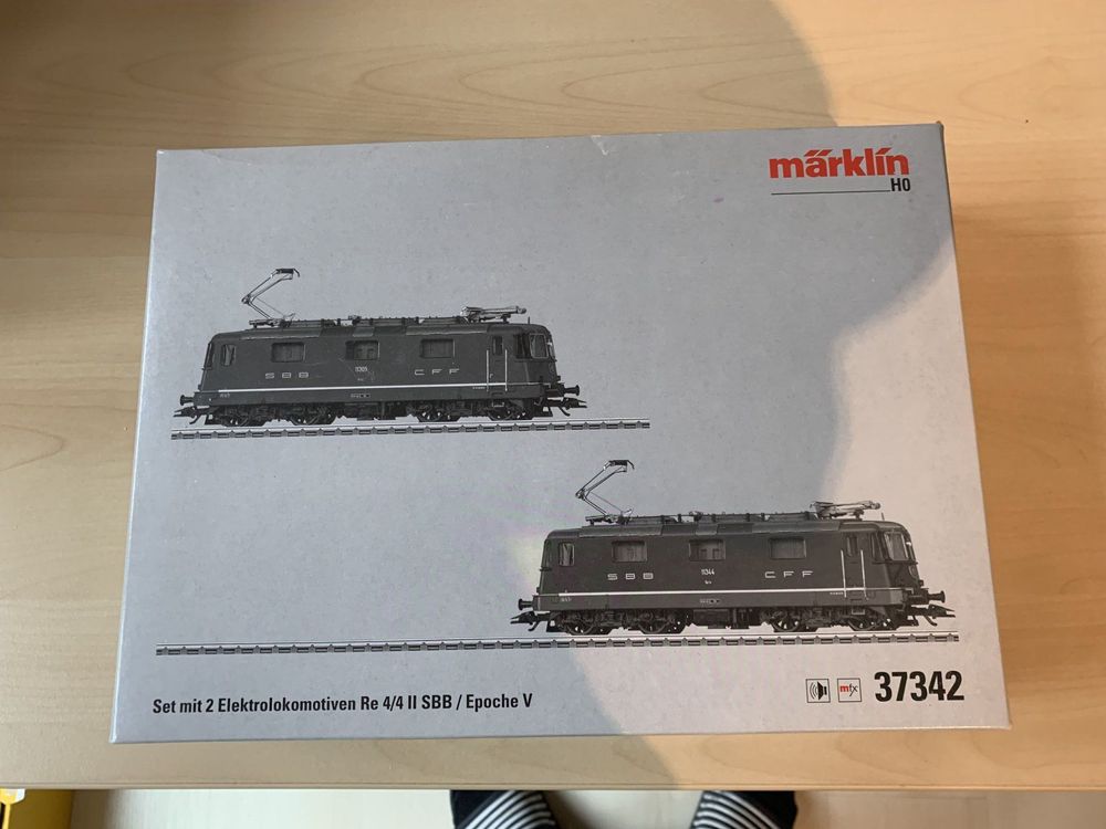 Märklin 37342 2x E-Lok Re 4/4 II SBB H0 (Gebraucht) in Trimbach für CHF ...
