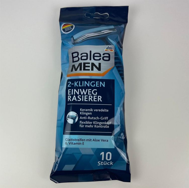 Balea Men Einweg Rasierer 10 Stück (Neu und originalverpackt) in Stein ...