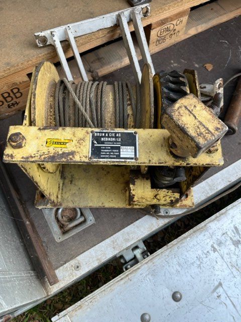 Hebezug Seilwinde Kran Lastenheber (kein Habegger Kettenzug) (Gebraucht ...