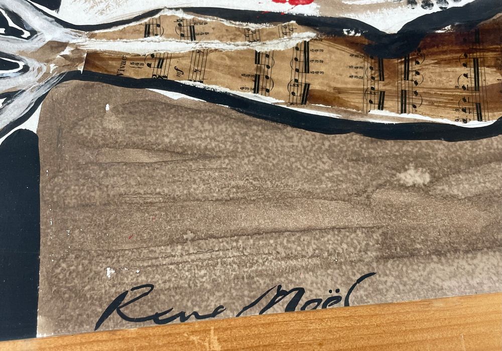 Rene Noel (1948) Mischtechnik Collage (Gebraucht) in Root für CHF 5 ...