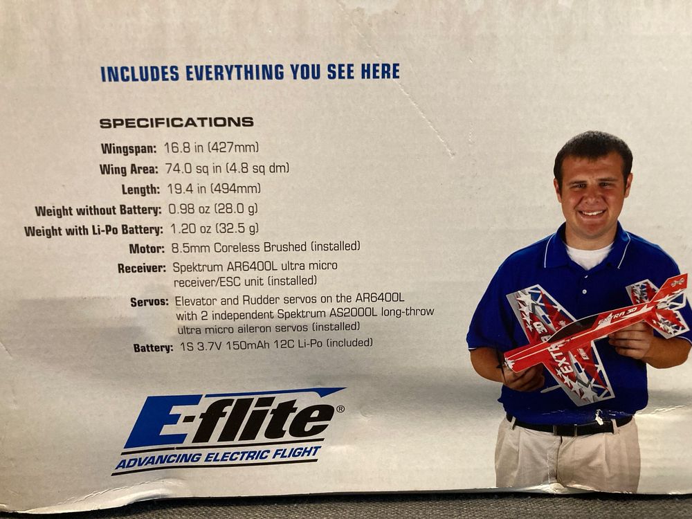 E-flite UMX Extra 300 3D BNF | 420mm | Kaufen auf Ricardo