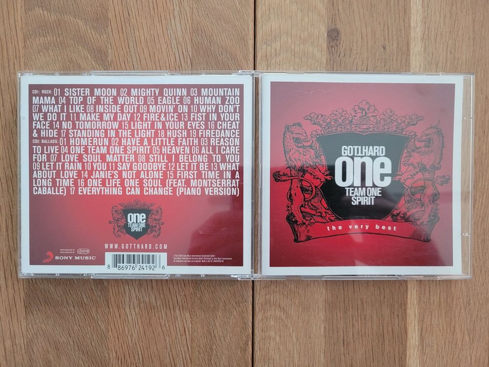 DCD Gotthard - One Team One Spirit - The Very Best Of, 2004 | Kaufen ...