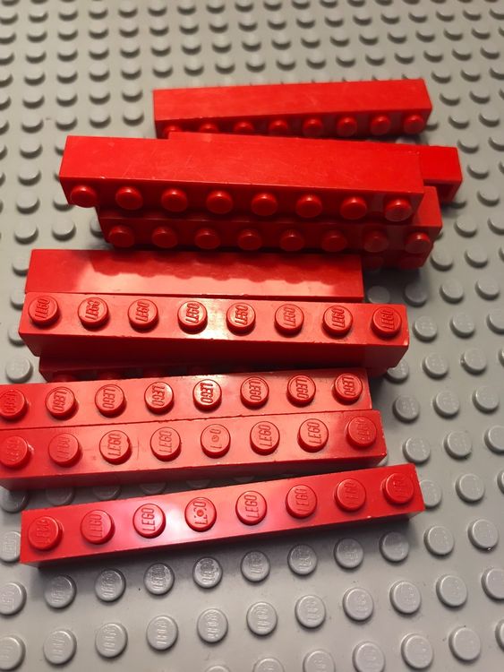 Lego 12x Stein 1x8 (3008) | Kaufen auf Ricardo