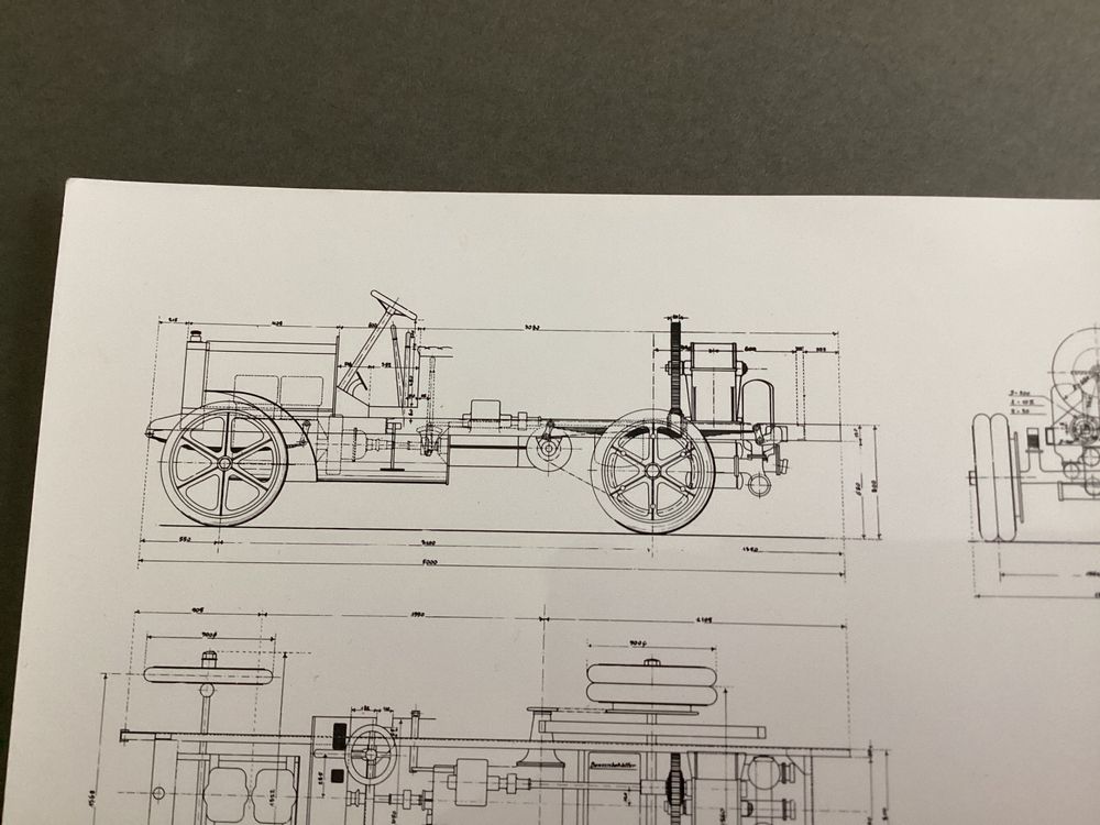 3 Photos v. Konstruktionszeichnungen, Automobil Feuerspritze (Gebraucht) in Rheineck für CHF 8 ...