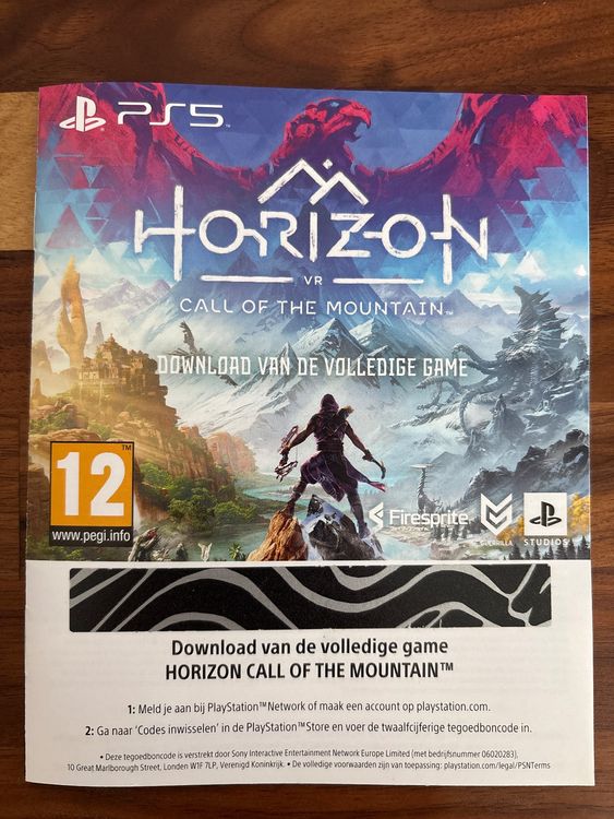 Horizon Call of the Mountain VR - PS5 | Kaufen auf Ricardo